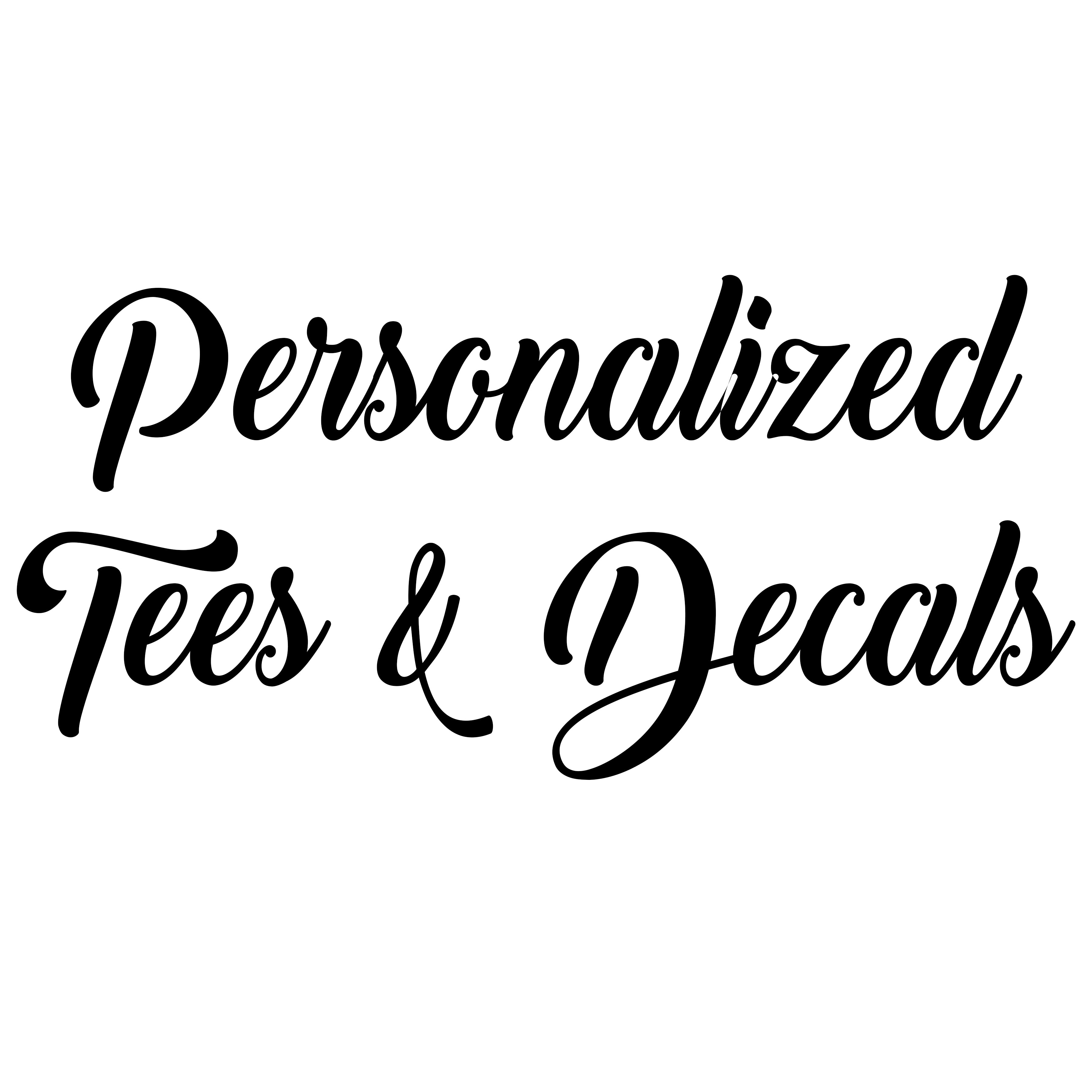 Personalized Tees & Decals